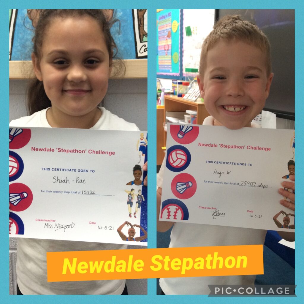 Year 2 Newdale Stepathon Challenge – Newdale Primary and Nursery School