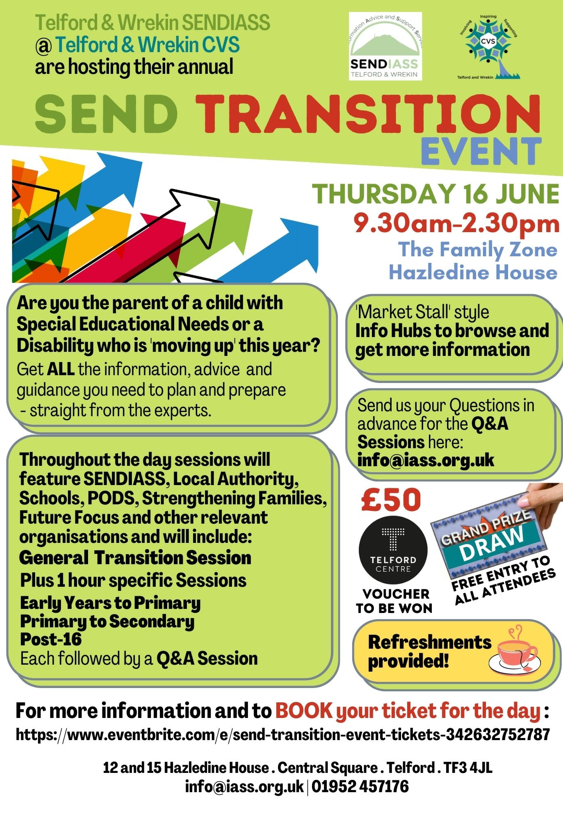 SEND Transition Event – Newdale Primary and Nursery School